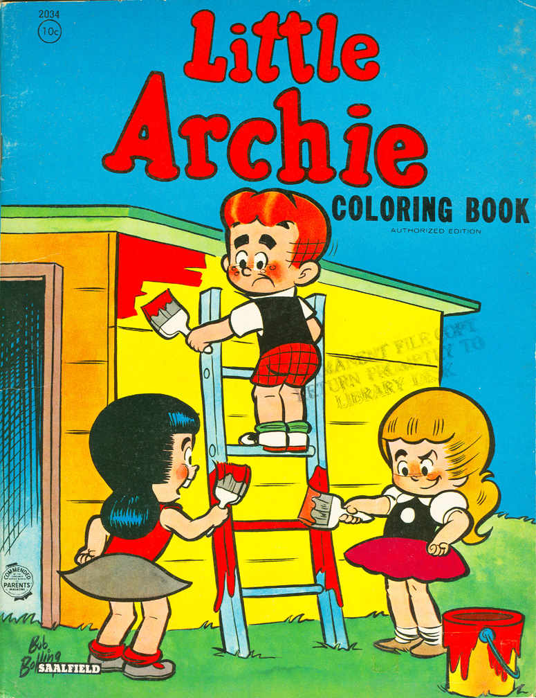 The Greatest Ape: Little Archie Coloring Book by Bob Bolling