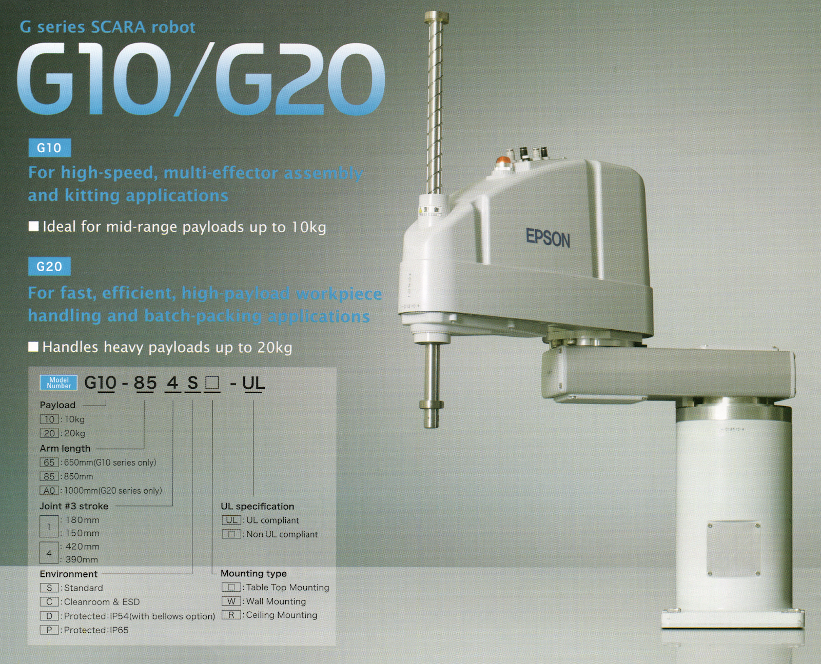 G10/G20 Series EPSON Robots | Robotics University