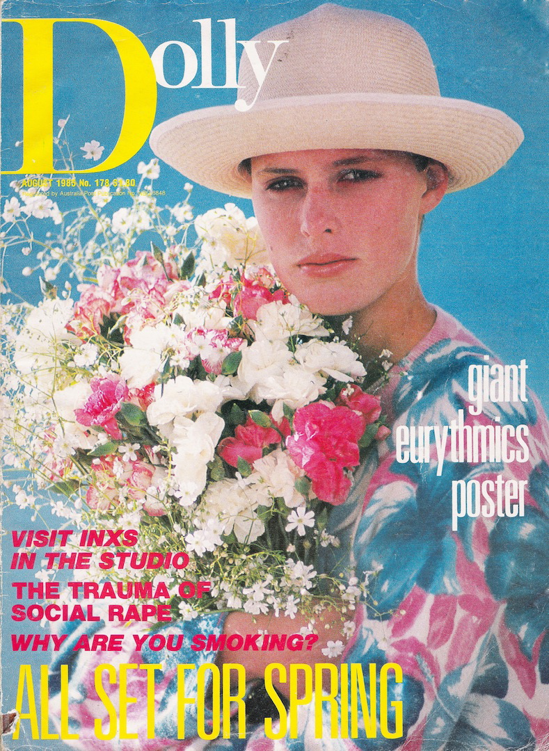 Glossy Sheen: Scrambled - Dolly magazine August 1985
