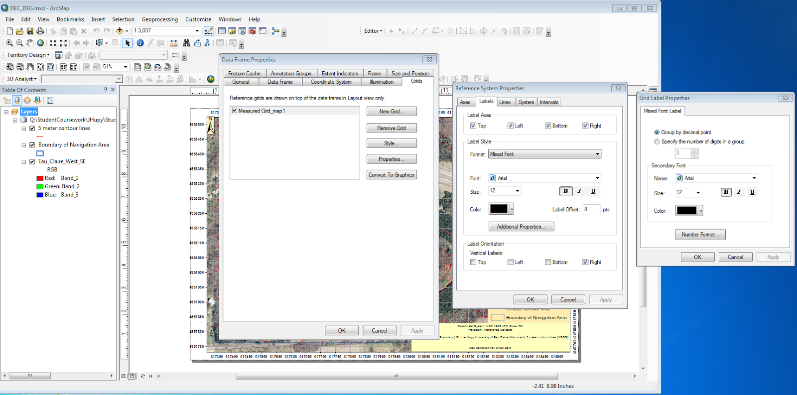 Geospatial Field Methods : Navigation maps of Priory