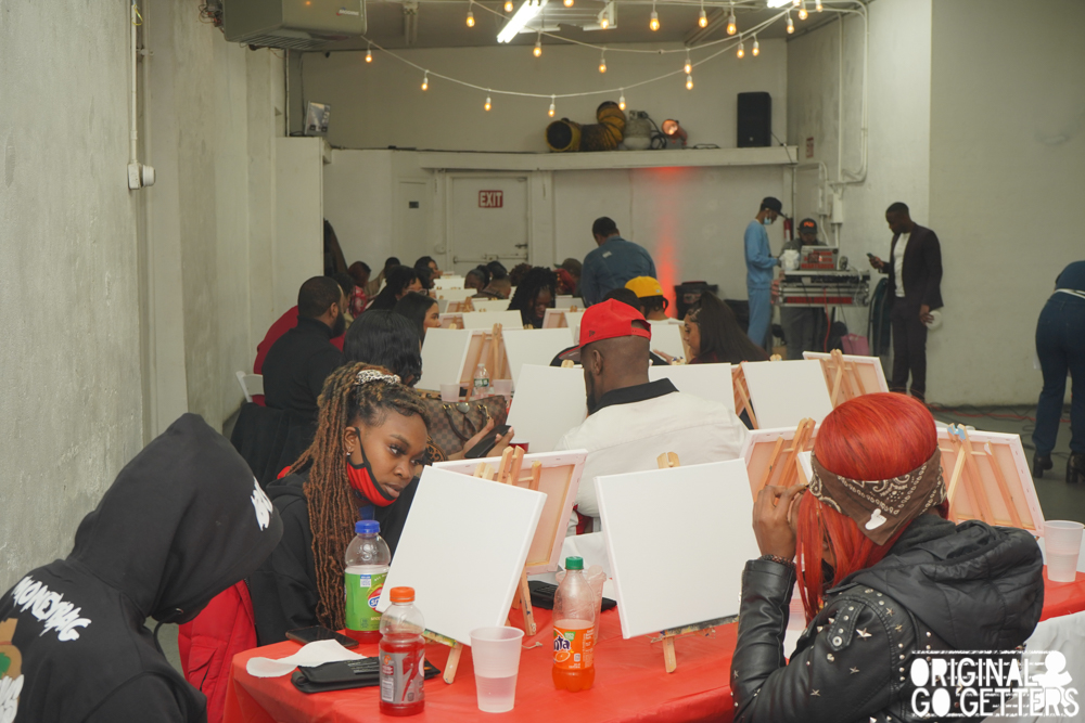 OriginalGoGetters: Paint sip and vibe 2-14-2021