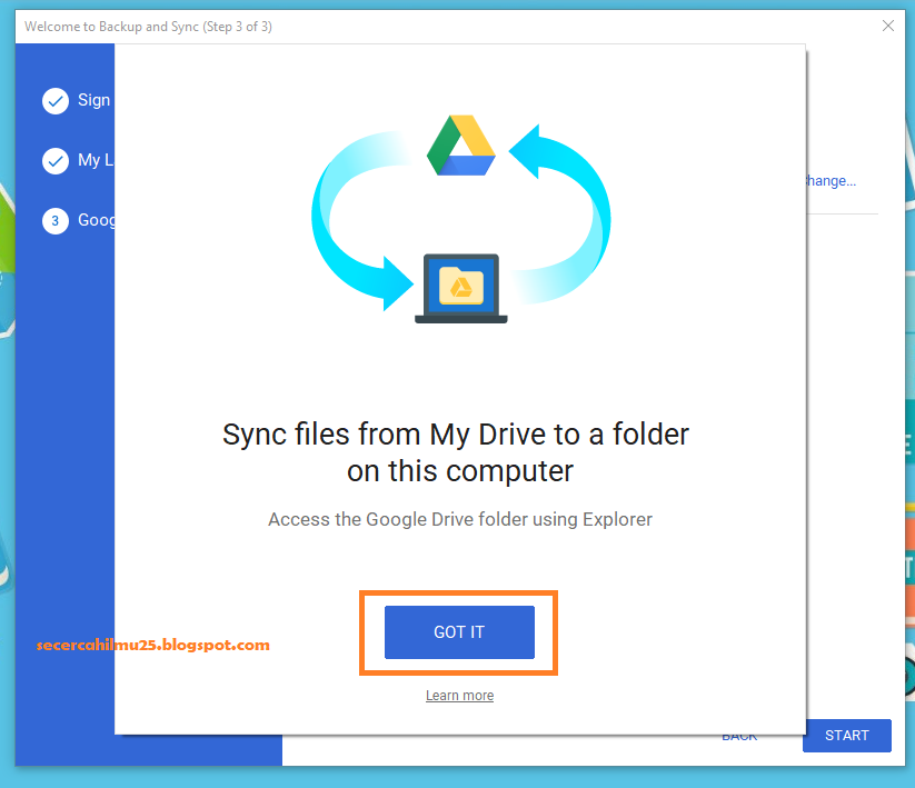Cara Mudah Download dan Install Google Drive di PC/Laptop ~ Secercah Ilmu