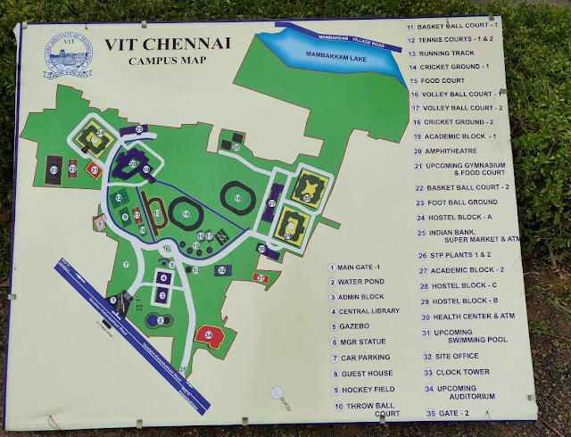VIT Chennai Map