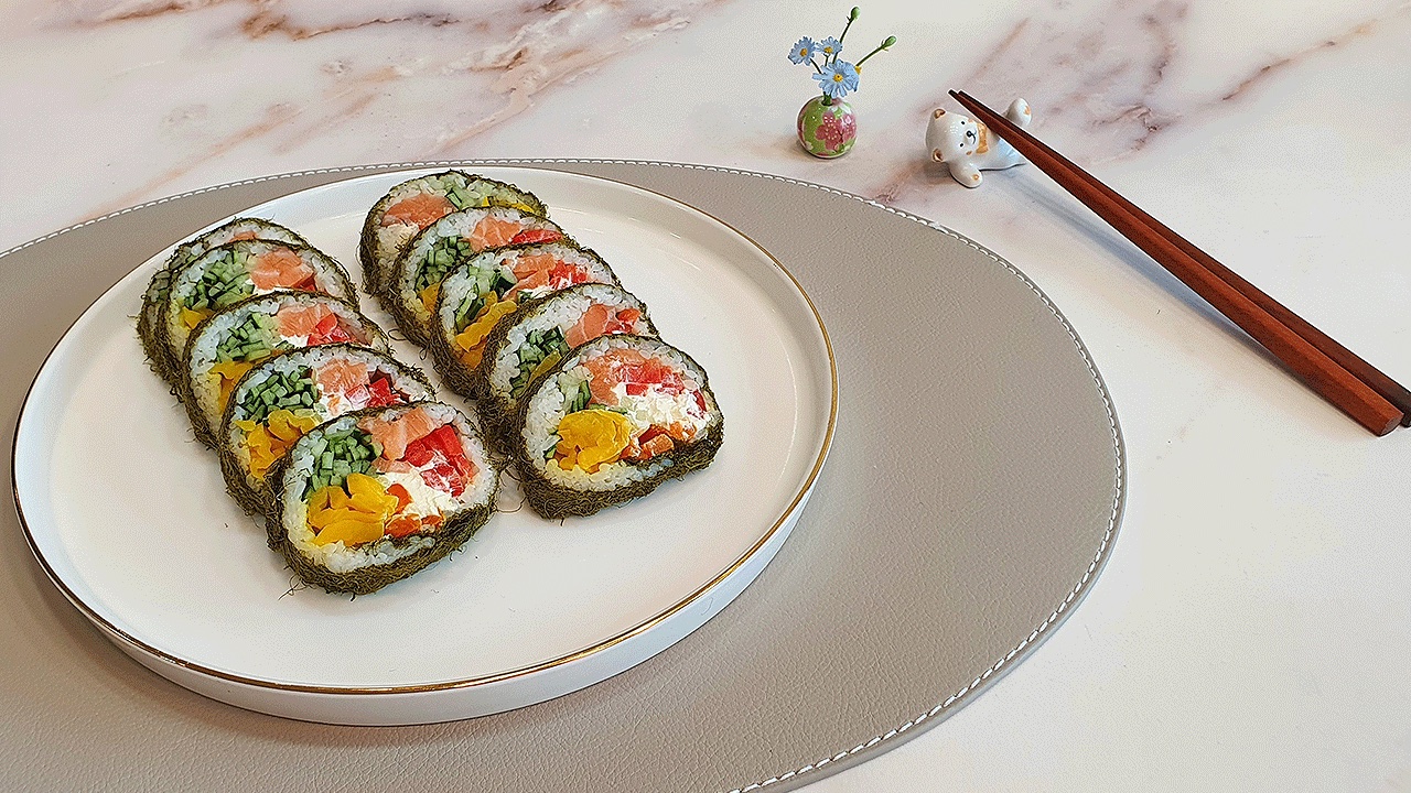 stella's recipe: Sweet Laver Roll (감태김밥)