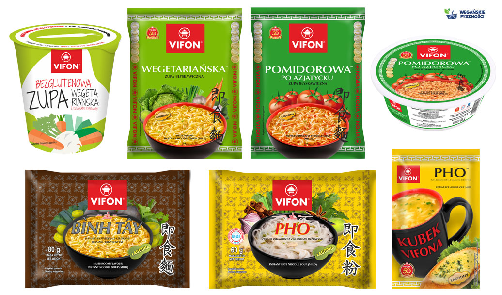 SMACZNE I WEGAŃSKIE: ZUPY INSTANT Vifon