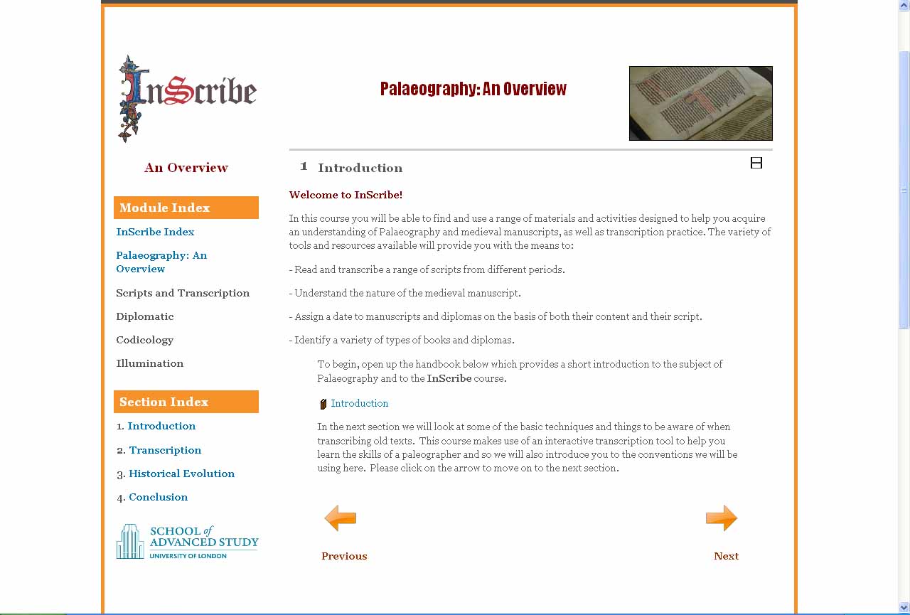 Our Inscribe online palaeography tutorial goes live - On History
