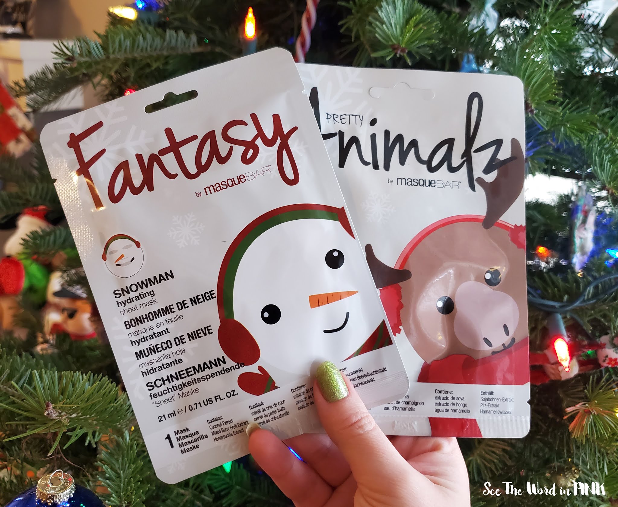 Skincare Sunday - Masque Bar Christmas Sheet Masks | See the World in PINK