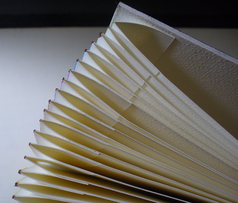 PaperArtsy: 2020 #16 Watercolor Paper Hinged Book with HP {by Ellie Knol}