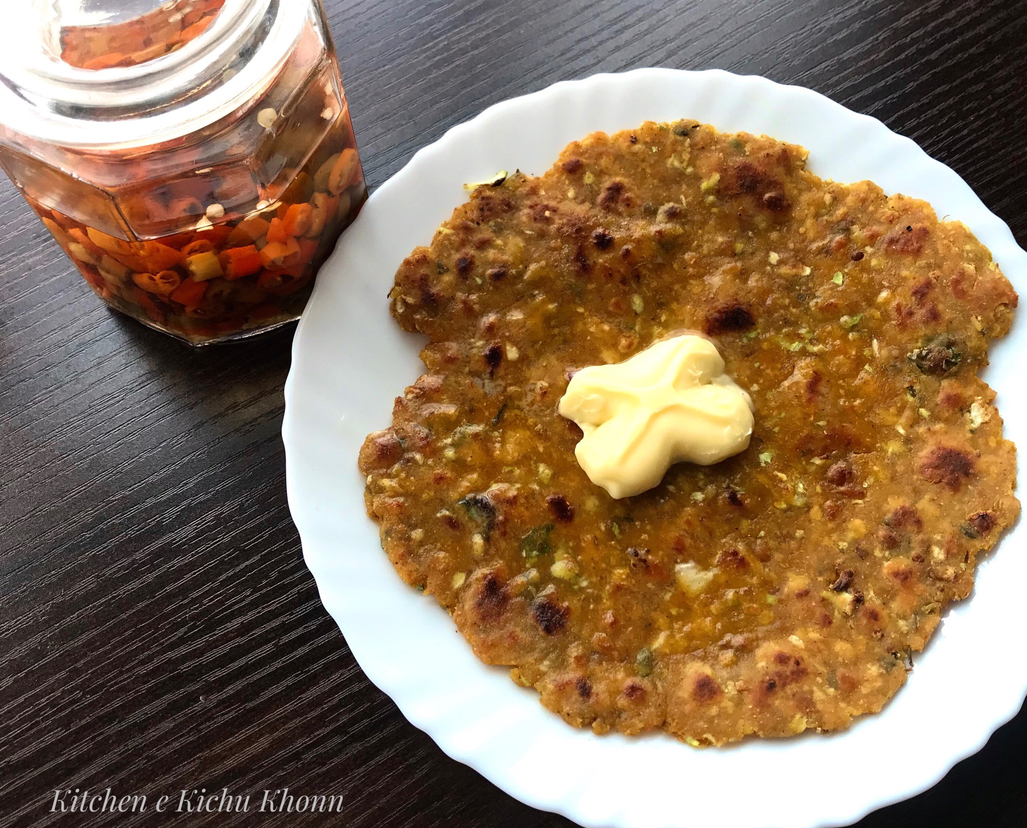 Kitchene Kichukhonn : Multigrain Parathas with vegetables .... a ...