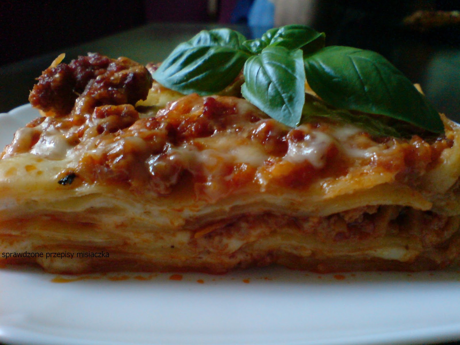 Sprawdzone Przepisy Misiaczka: Lazania