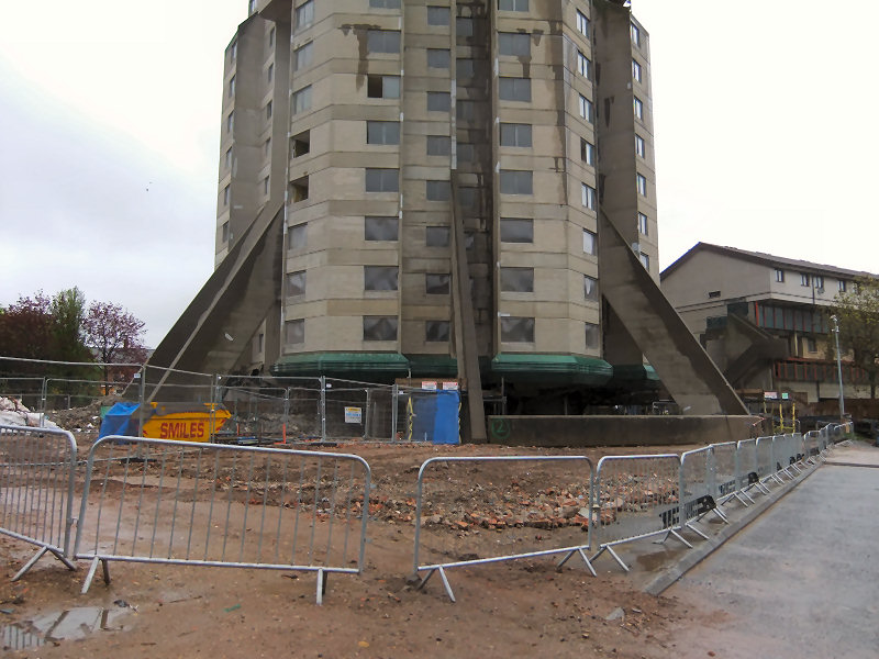 Photographs Of Newcastle: Derwent Tower (Dunston Rocket) Demolition Photos