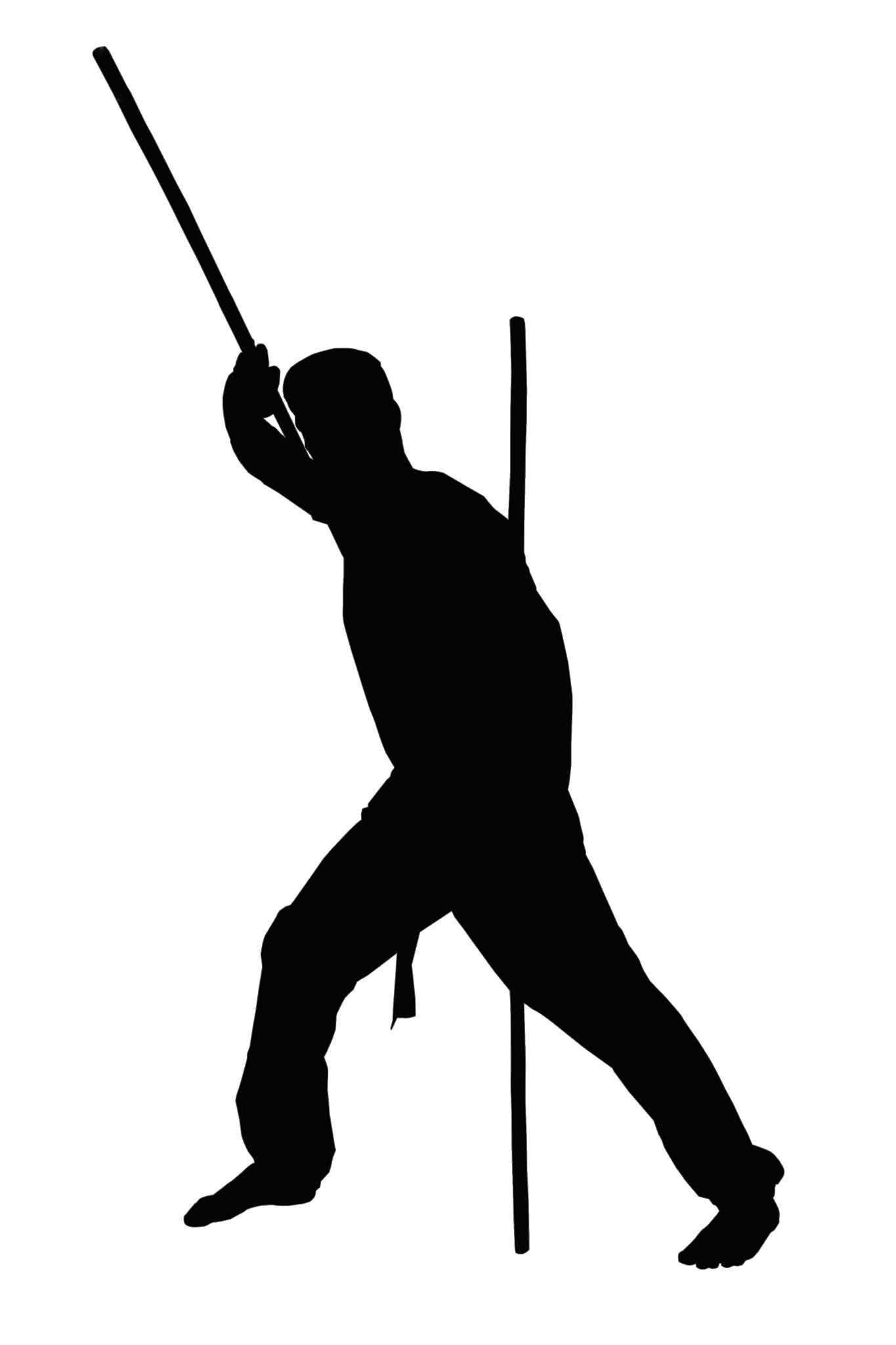 Panchabootha International Martial Arts Academy: Silambam Clipart , vector