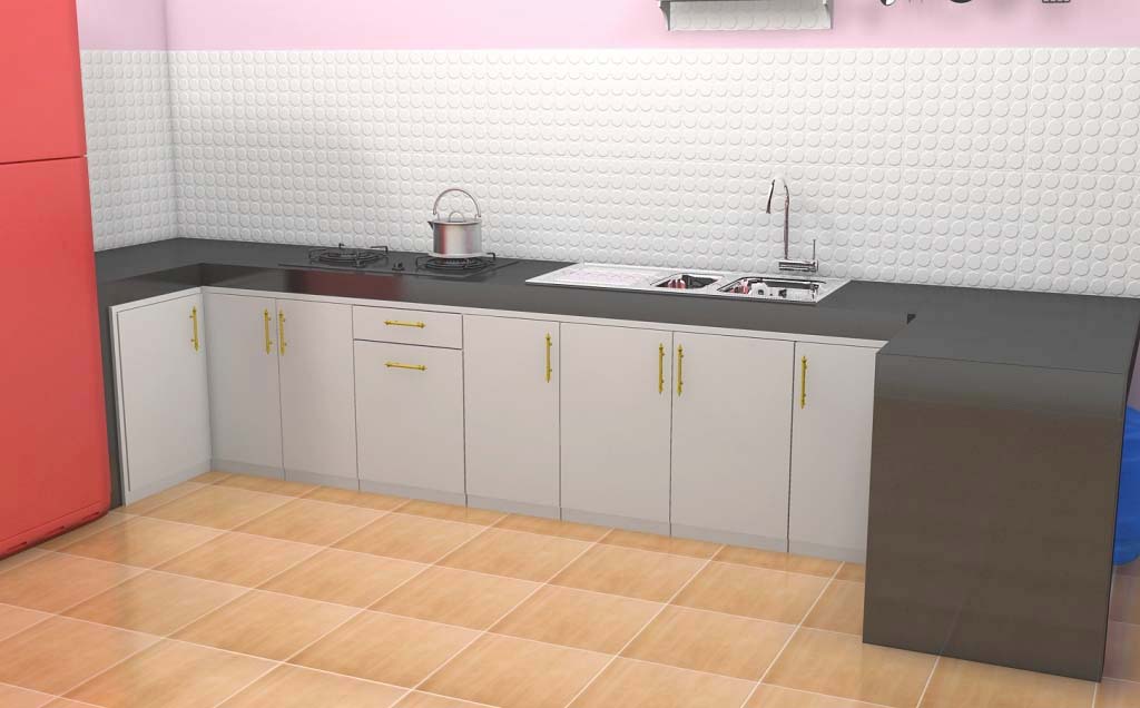 Kitchen Set Bawah Dengan Keramik - Furniture Semarang | Custom ...