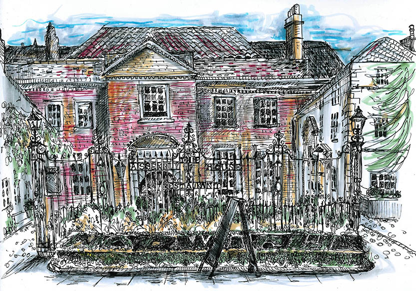 Walk the Line: Sketching Assembly House - Norwich