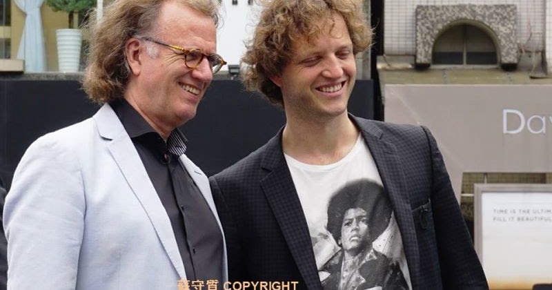 André Rieu Italian fan: André and Pierre Rieu..
