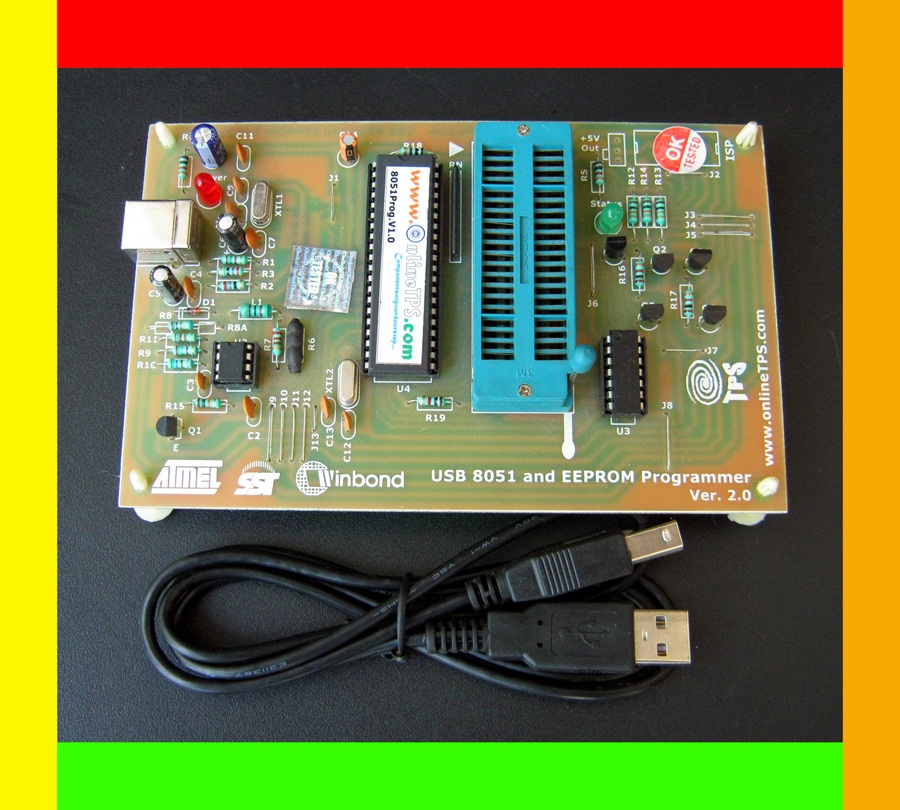 Tested Ok Projects: USB 8051 + EEPROM Programmer for AT89C51,AT89C52 ...