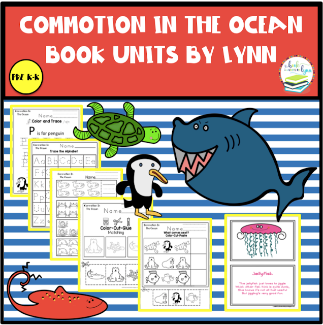 COMMOTION IN THE OCEAN BOOK UNIT ~ Book Units by Lynn