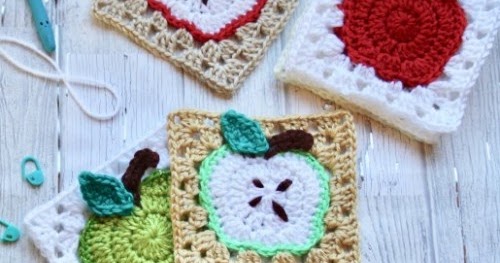 Beautiful Skills - Crochet Knitting Quilting : Apple Granny Square ...