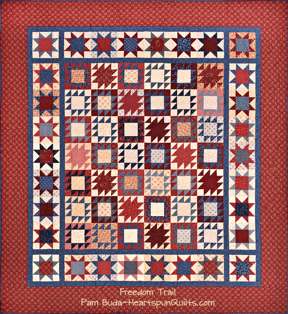 Heartspun Quilts ~ Pam Buda: Antebellum ~ Quilt Archaeology Reveal!