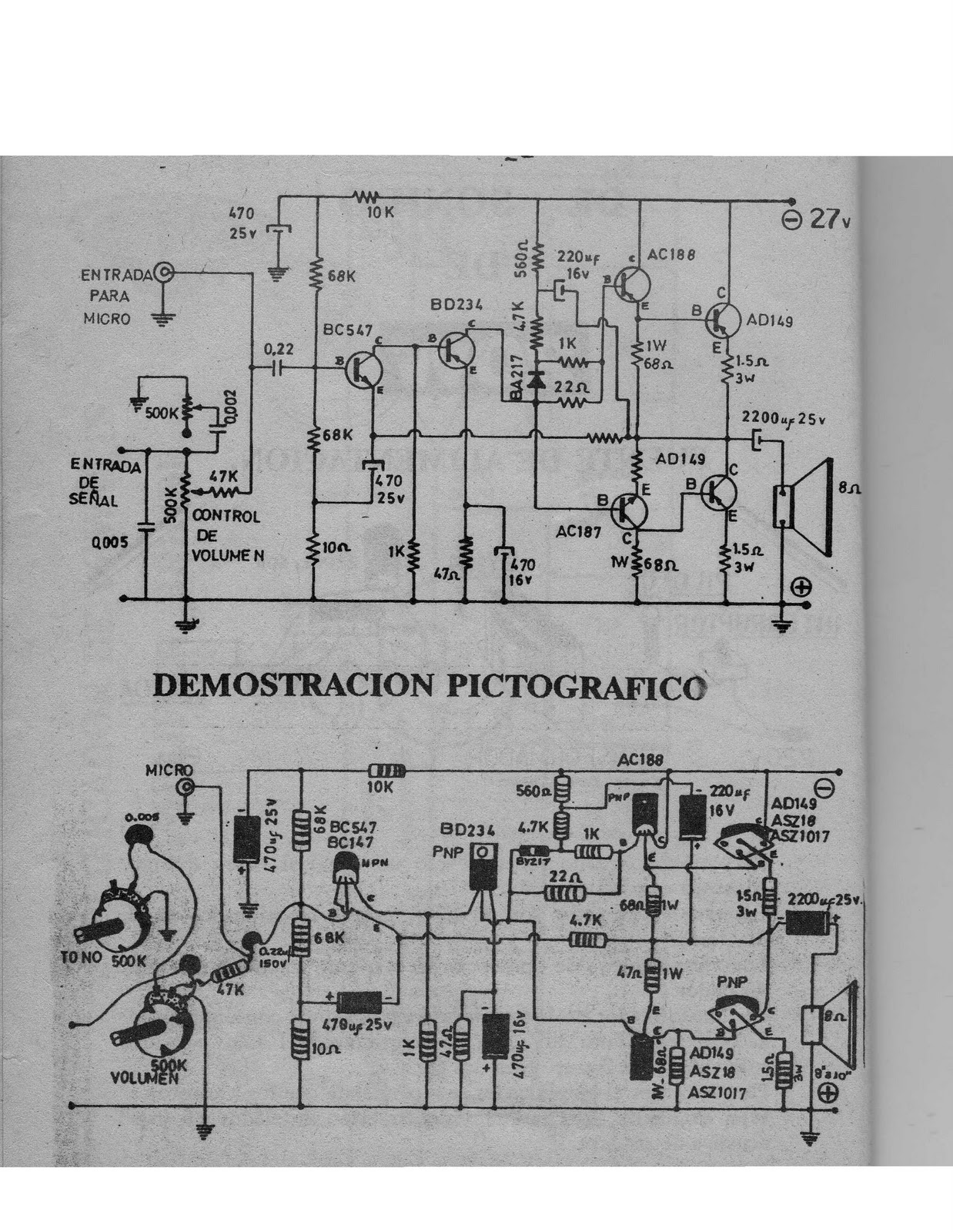 AMPLIFICADORES DESDE 4W,...20W,70W,100W,... HASTA 300W Y MUCHO MAS: MAS ...