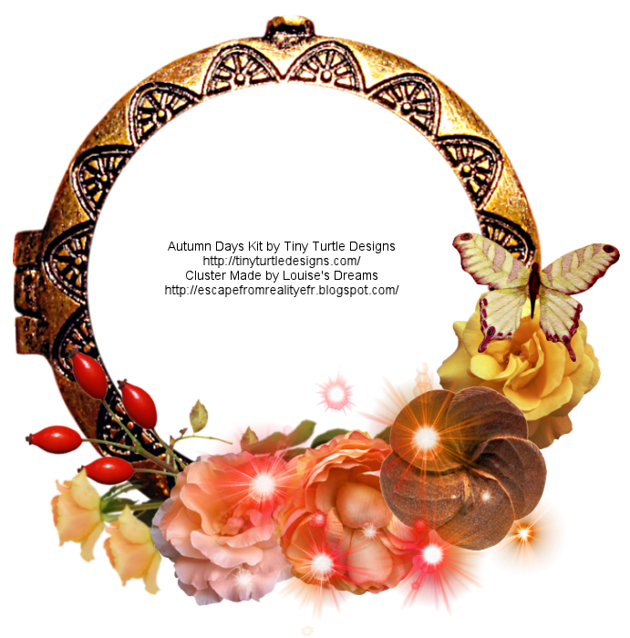 Escape From Reality Blog: Autumn Days Cluster Frames & Clusters