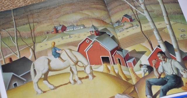 Highhill Homeschool: Grant Wood Art Activity