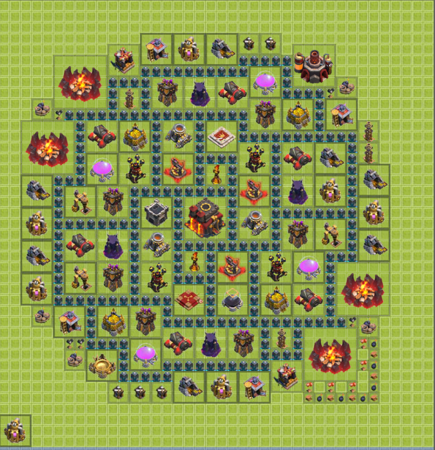 Layout Clash Of Clans Level 5