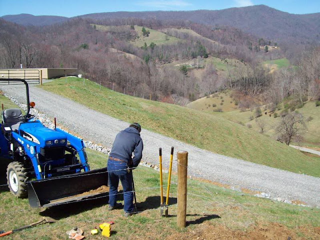 Mike and Lisa's World: Chapter 55...Making Concrete Forms And Fencing