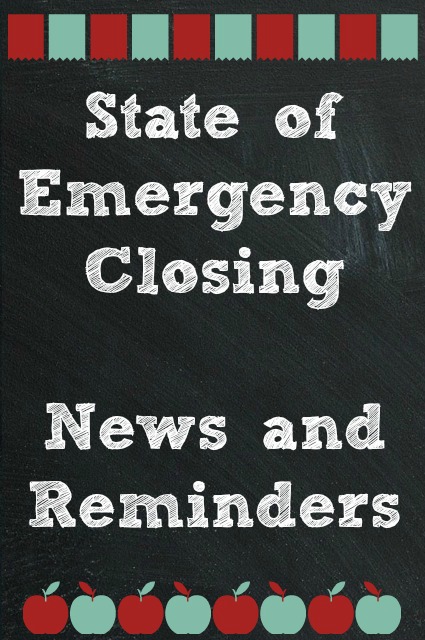 Update on State of Emergency Closing