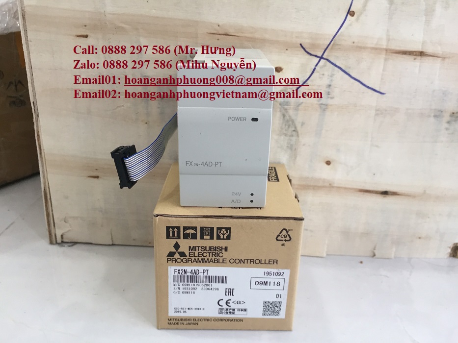 Module đọc nhiệt độ FX2N-4AD-PT Mitsubishi