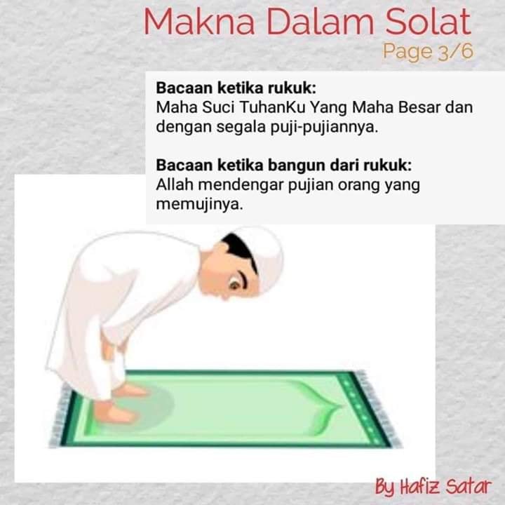 Setiap hari solat tapi faham tak makna bacaan dalam solat?