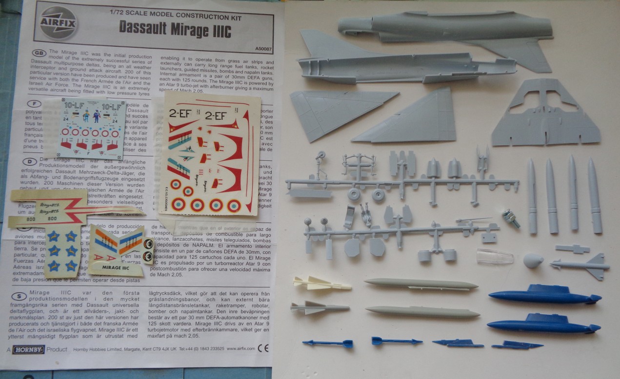 Airfix 1/72 Dassault Mirage IIIC - A Kit You Built As A Kid GB ...