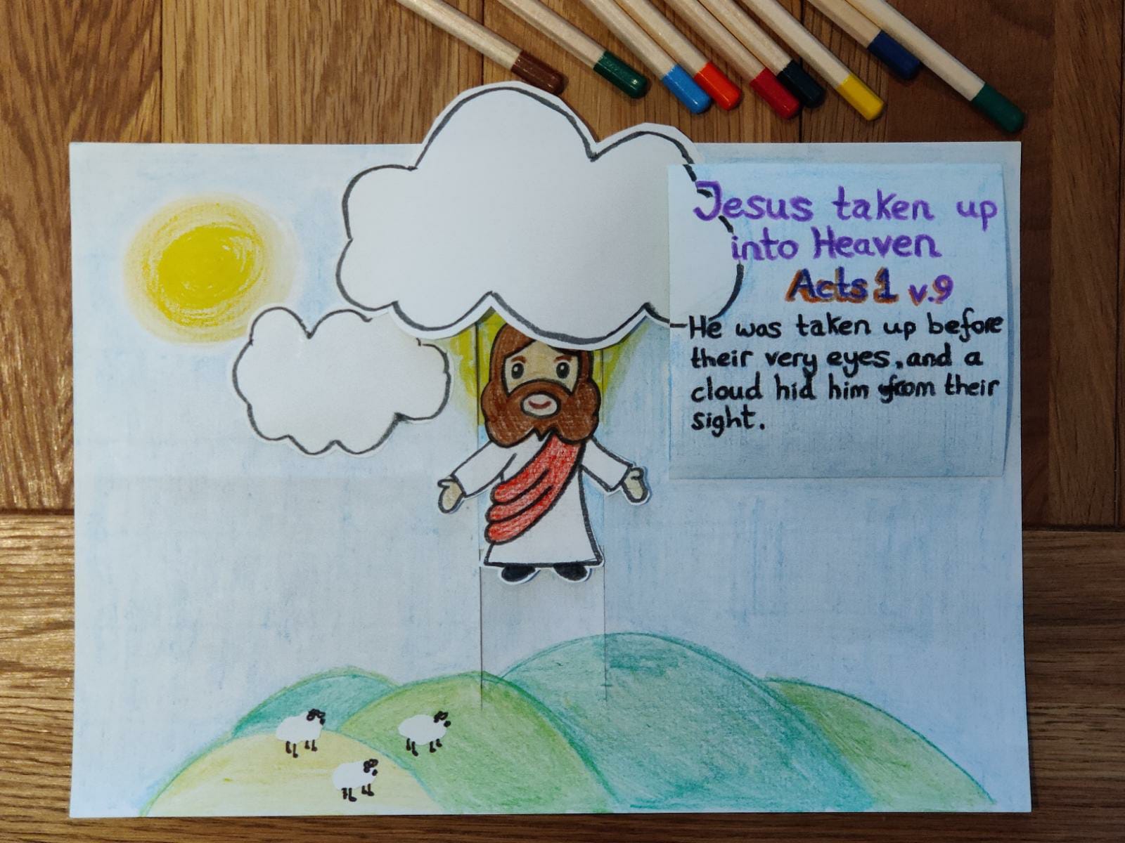 Ultra Disco Stu - Running on empty: CGS Junior Church craft ~ Ascension ...