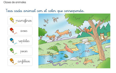 ENTRENA CON LAS CIENCIAS: UNIDAD 4 - UN MUNDO DE ANIMALES - 1º P