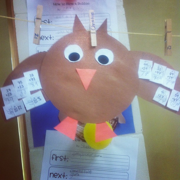 Buzz Around in Second Grade: WHOOO loves 2 Digit Addition! Owl Freebie