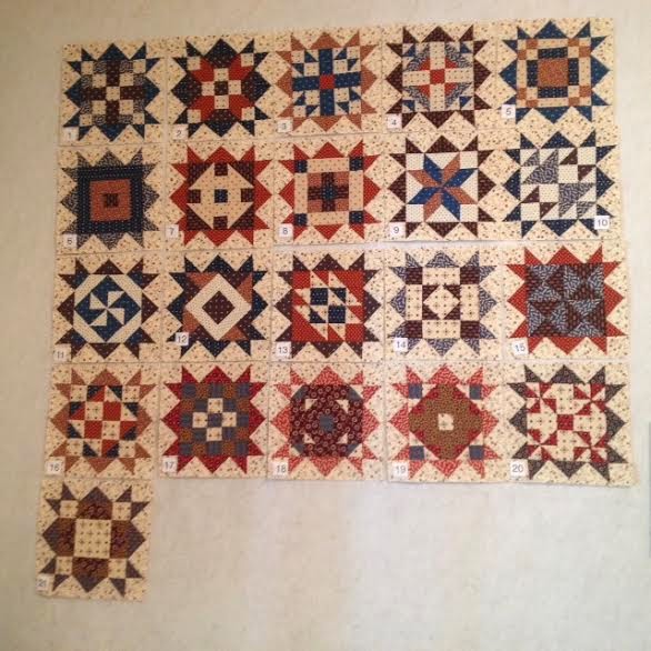 Cozy Little Quilts: My Progress on Hampton Ridge