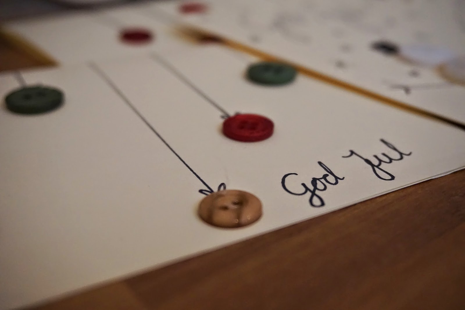 DIY julekort - smågodt