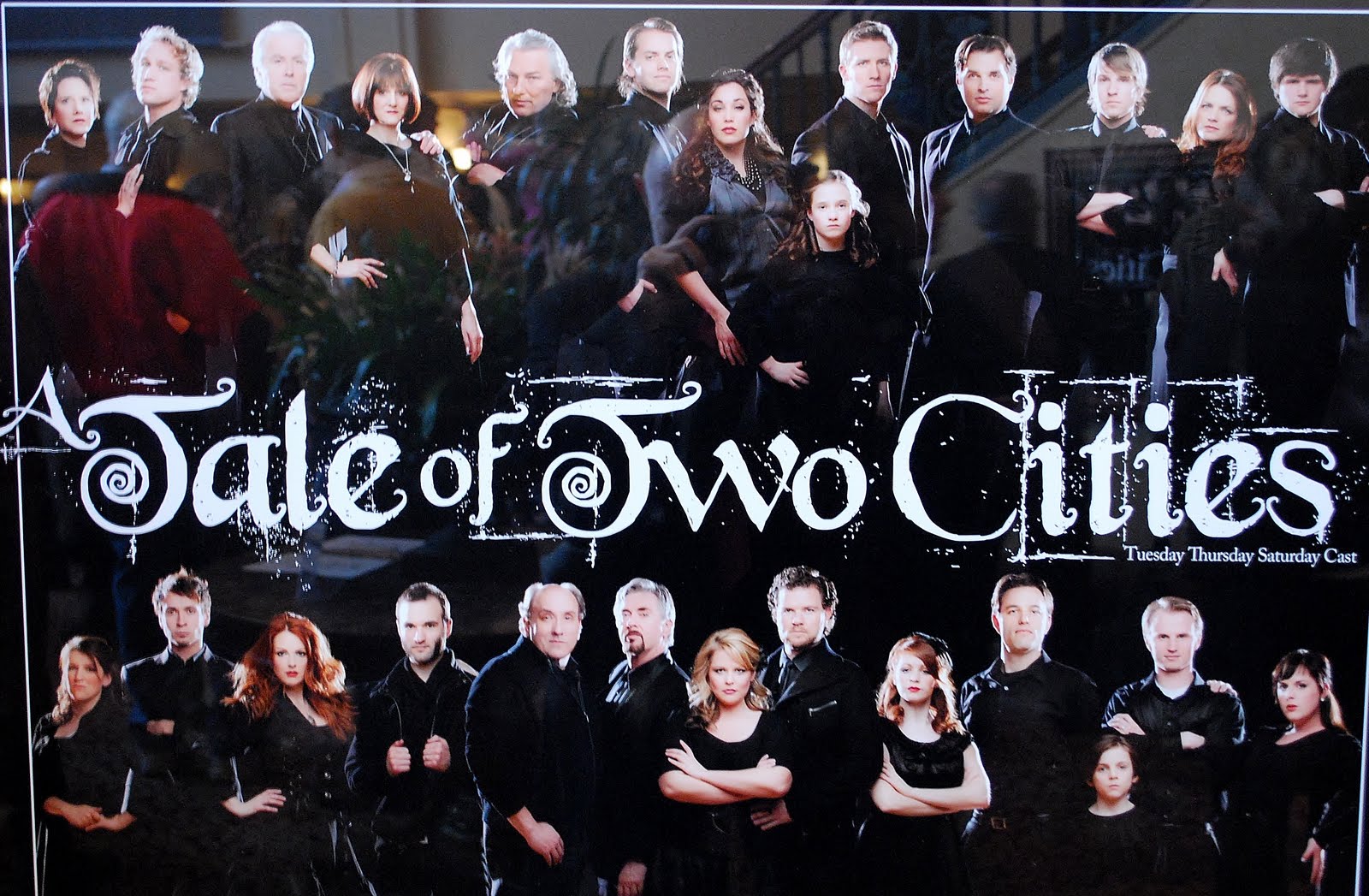 and several butcher's aprons.: A Tale of Two Tales of Two Cities