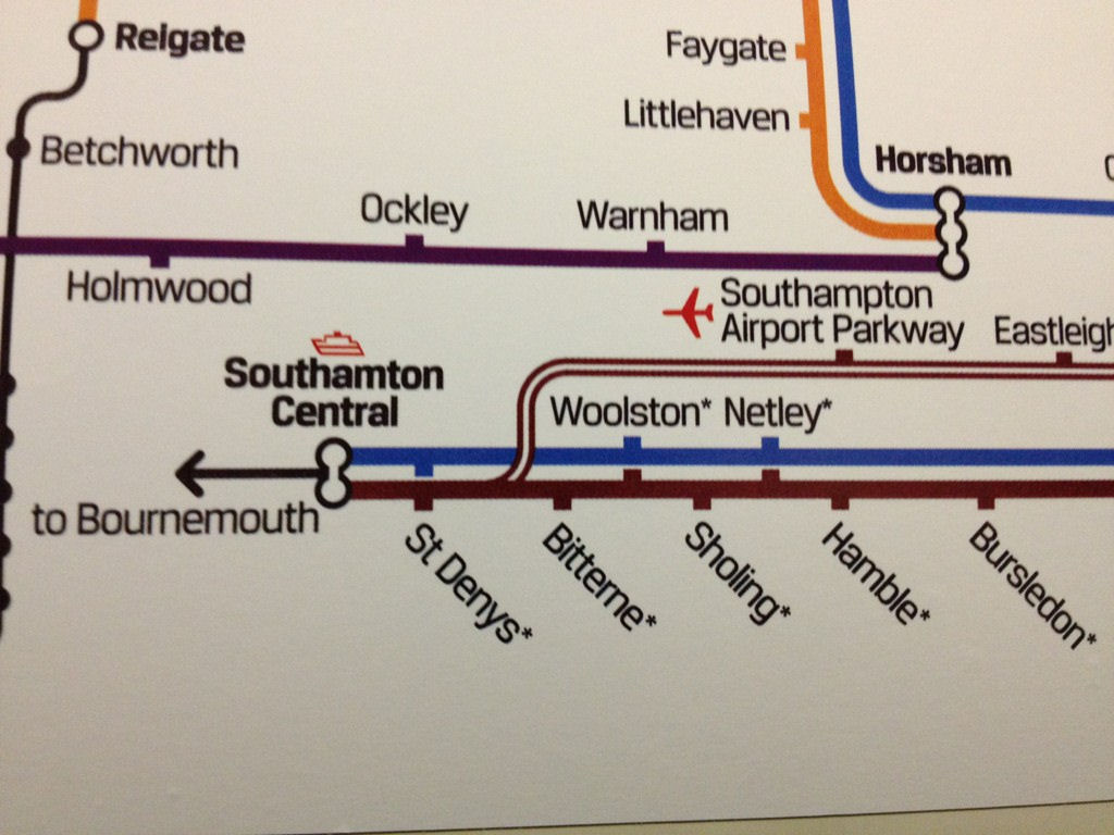 Railway Eye - the railway blog: Pointless signs - Southern serving Soton