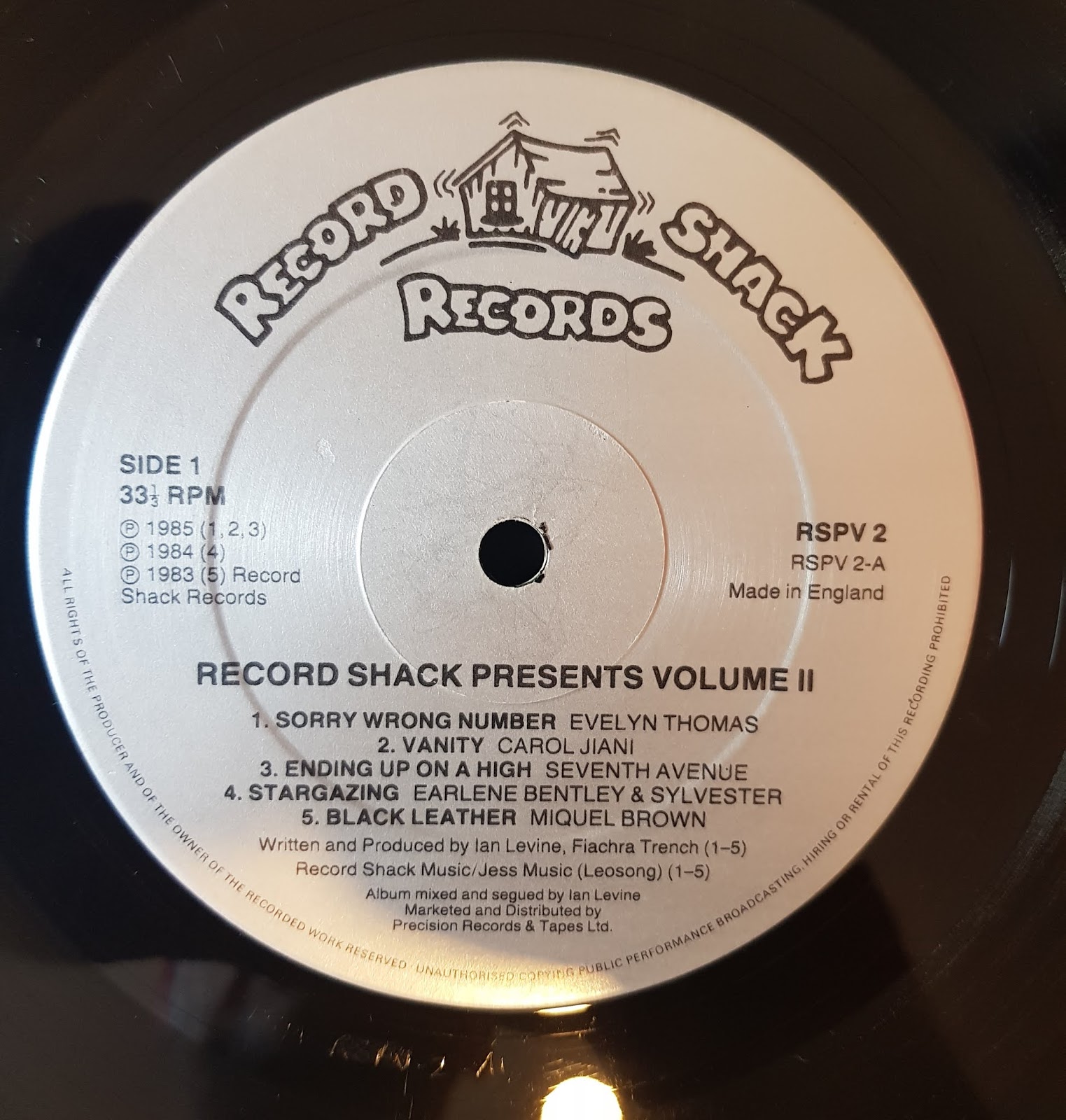 RETRO DISCO HI-NRG: HIGH ENERGY - Record Shack presents - Vol.2 (1985 ...