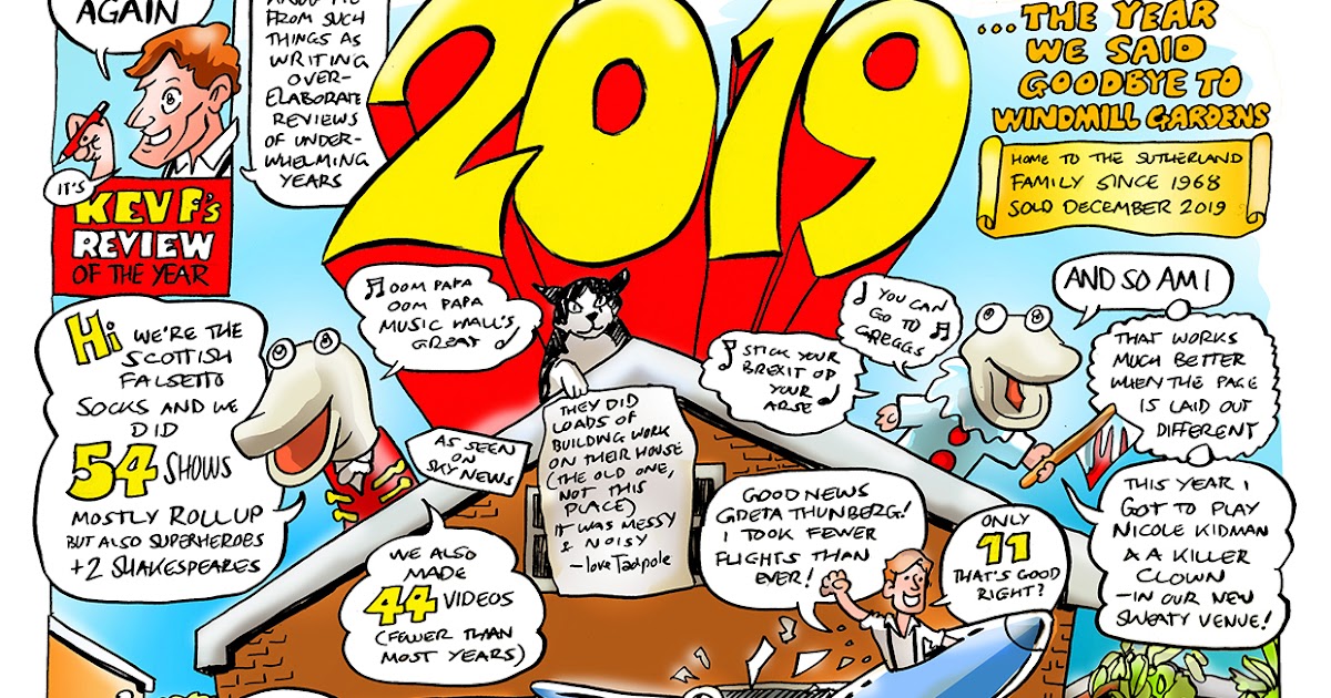 Kev F comic art: My Comic Strip Review Of The Year (and the decade)