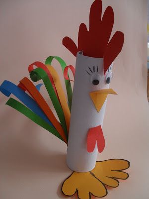 Shine Kids Crafts: Recycle Year of Rooster Crafts / Chicken Crafts