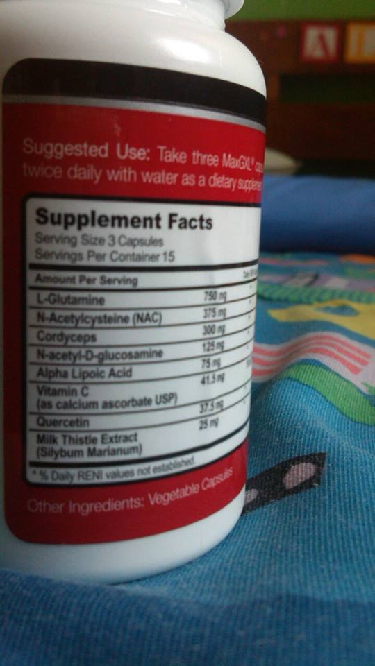 Testing It Out: MaxGXL Glutathione (Dietary Supplement)