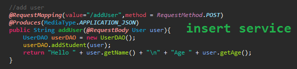 Web Service Java Spring Insert To Database Ajax Json