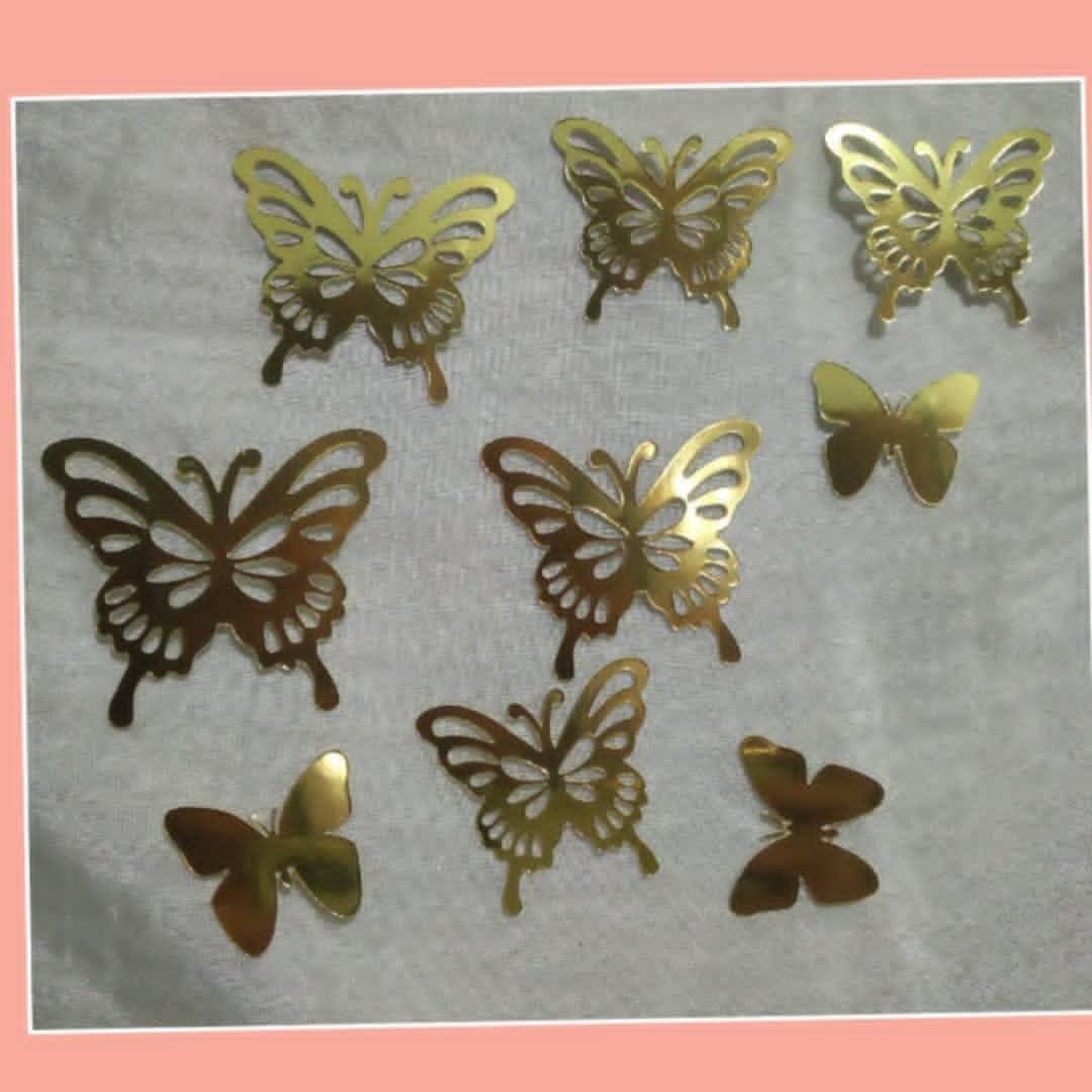Mariposas Metalizadas - Mis Toppers Tus Toppers