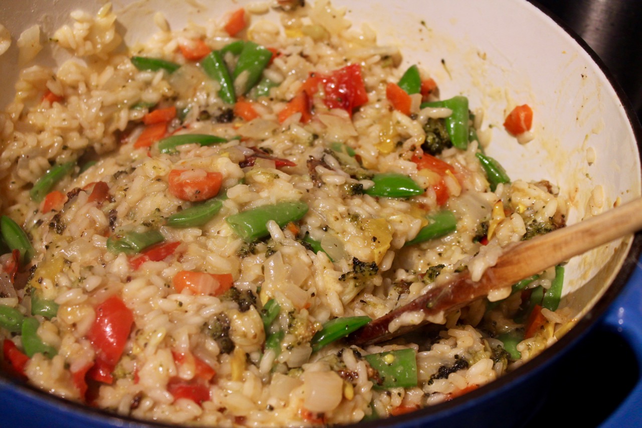 Cook In / Dine Out: Roasted Vegetable Risotto Primavera