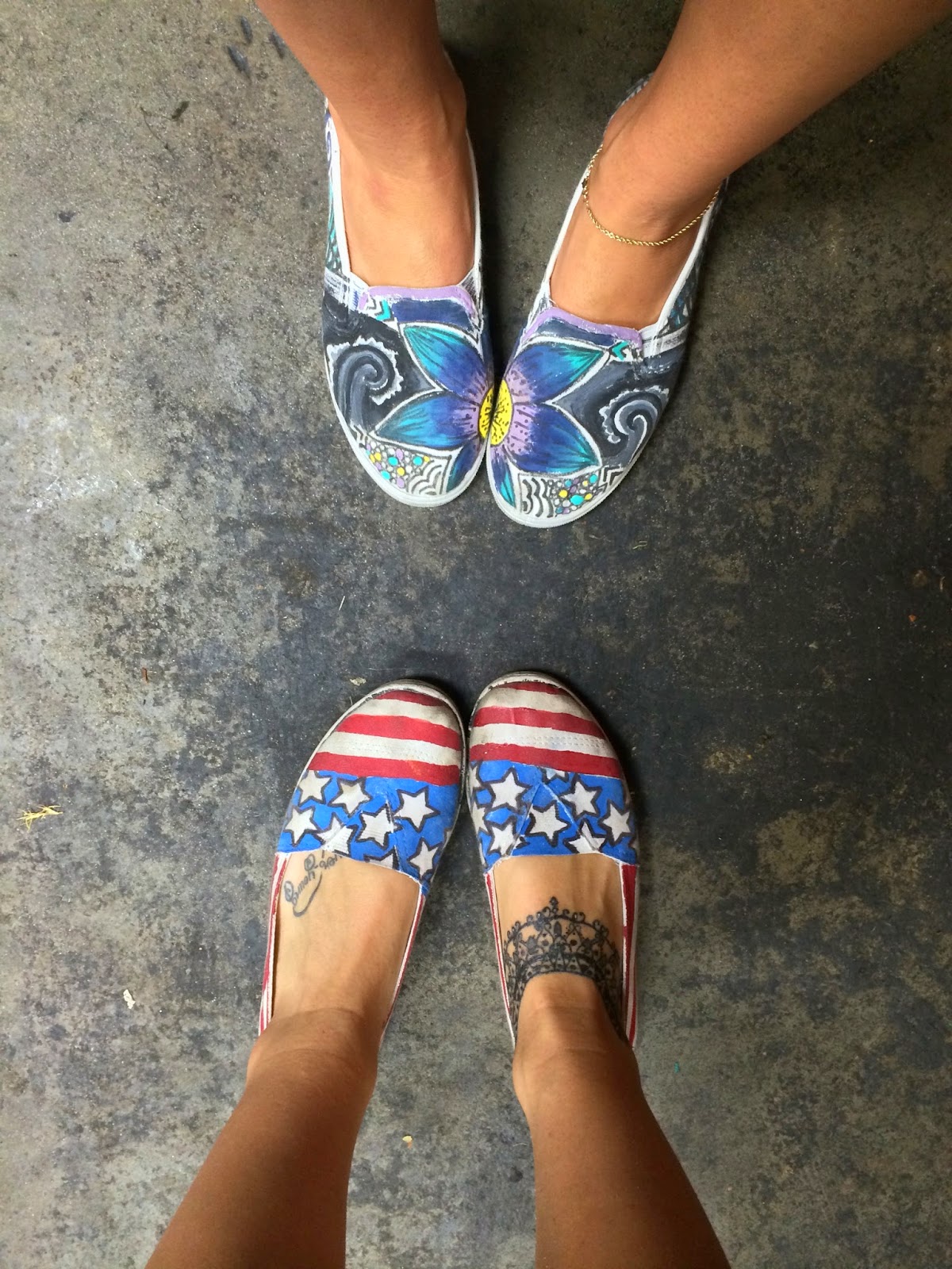 Creative Daydreamin: Painted Shoes