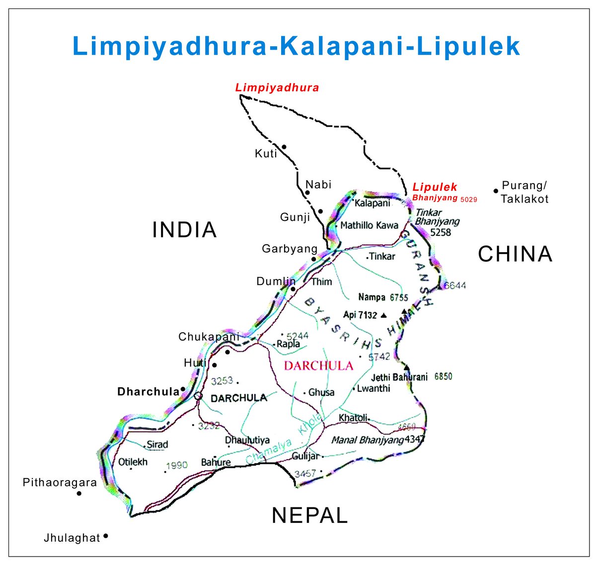 Indo-Nepal Border Dispute at Kalapani Explained