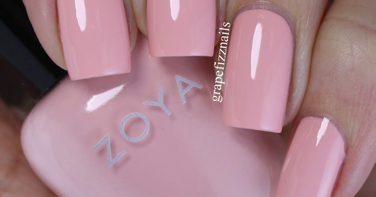 Grape Fizz Nails: Zoya Barefoot Summer 2019
