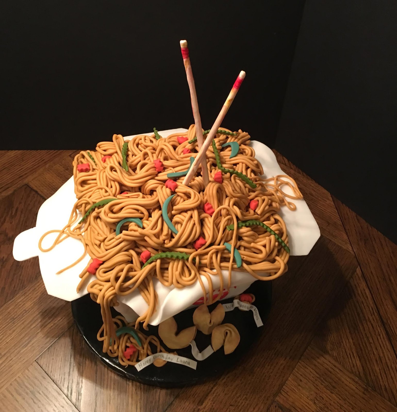 The Bake More: Chinese Take Out Box made out of Cake